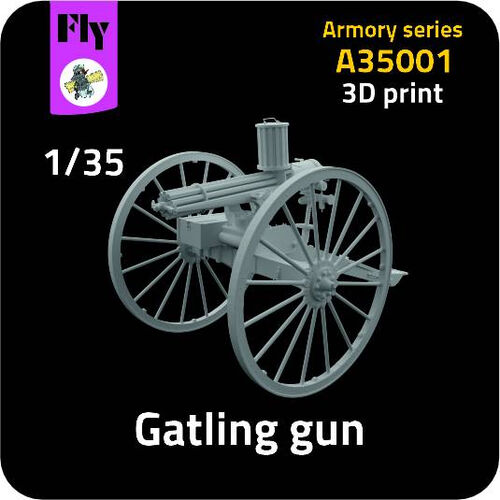 NEW! FLY A35001 Gatling Gun (3D-Printed)