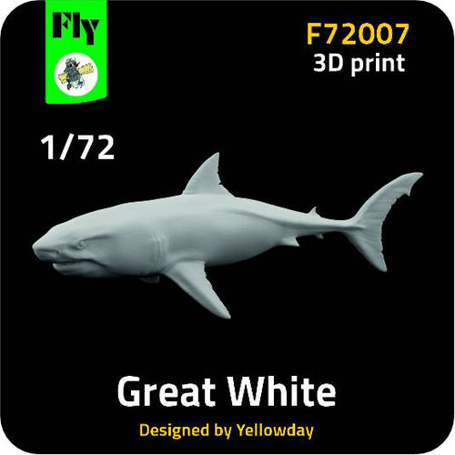 NEW! FLY F72007 Great White (1 Figure / 3D-Printed)