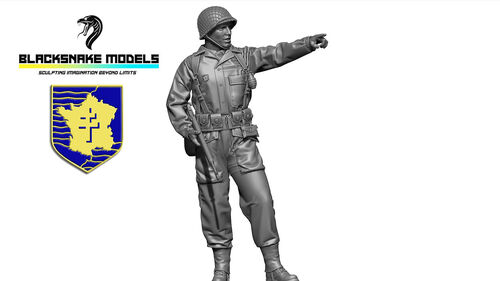 NEW! BlackSnake Model FFL-08-16 French WWII 2nd Armored Division (Leclerc Division) - Infantry Soldier (Soldier No.8 / 1 Figure)