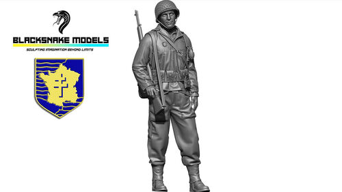 NEW! BlackSnake Model FFL-09-16 French WWII 2nd Armored Division (Leclerc Division) - Infantry Soldier (Soldier No.9 / 1 Figure)
