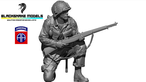 BlackSnake Model AB-82-04-16 US WWII 82nd Airborne Division - Soldier No.4 (1 Figure)