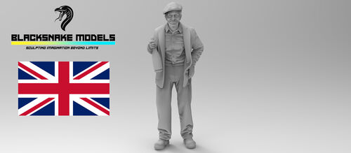 NEW! BlackSnake Model EN-01-16 French Civilian – Normandy 1944 (1 Figure)