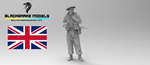 NEW! BlackSnake Model EN-02-16 British WWII Soldier No.1 - Normandy 1944 (1 Figure)