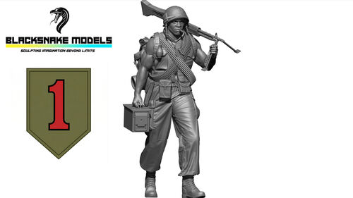 NEW! BlackSnake Model BRO-06-16 US Vietnam War Big Red One Soldier No.6 (1 Figure)