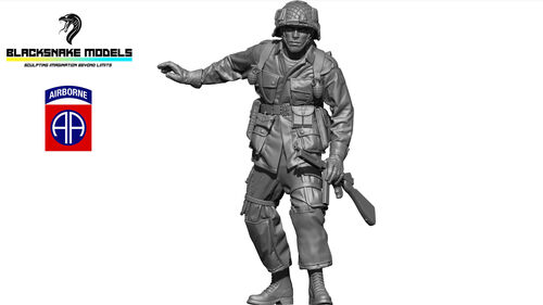 BlackSnake Model AB-82-03 US WWII 82nd Airborne Division - Soldier No.3 (1 Figure)