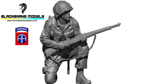 BlackSnake Model AB-82-04 US WWII 82nd Airborne Division - Soldier No.4 (1 Figure)