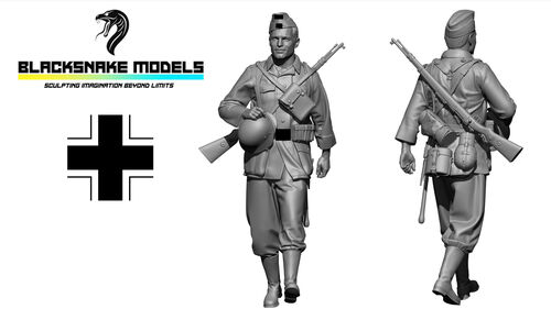 BlackSnake Model WER-01-16 German WWII Wehrmacht (1941) - Soldier No.1 (1 Figure)