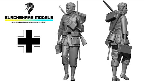BlackSnake Model WER-03-16 German WWII Wehrmacht (1941) - Soldier No.2 (1 Figure)