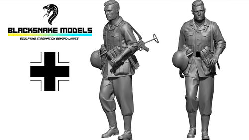 BlackSnake Model WER-05-16 German WWII Wehrmacht (1941) - Soldier No.5 (1 Figure)