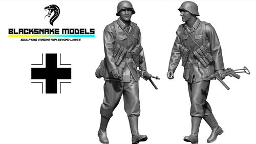 BlackSnake Model WER-11-16 German WWII Wehrmacht (1941) - Soldier No.11 (1 Figure)