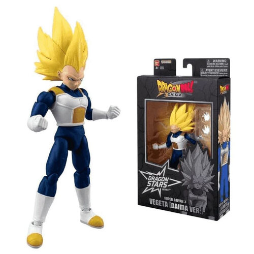 Bandai DB40738 Dragon Ball Dragon Stars - Super Saiyan 3 Vegeta (Daima Version)