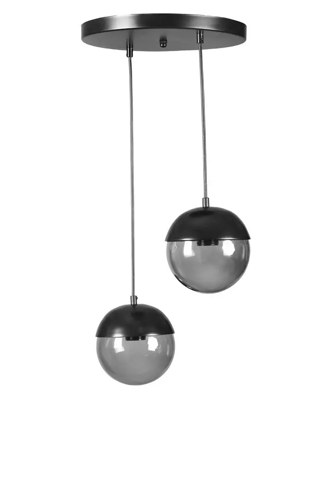 Opviq Luster Kure, E27, 70 cm, Tamnosivi