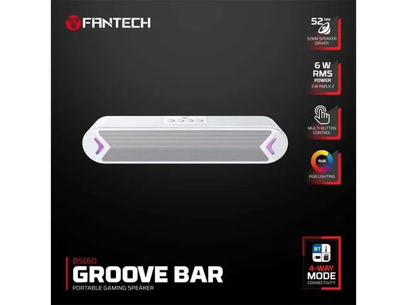 Bluetooth zvučnik Fantech BS160 Groove Bar beli
