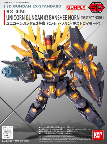 Bandai 65628 RX-0[N] Unicorn Gundam 02 Banshee Norn (Destroy Mode)