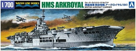 Aoshima 01018 Carrier HMS Ark Royal 1941