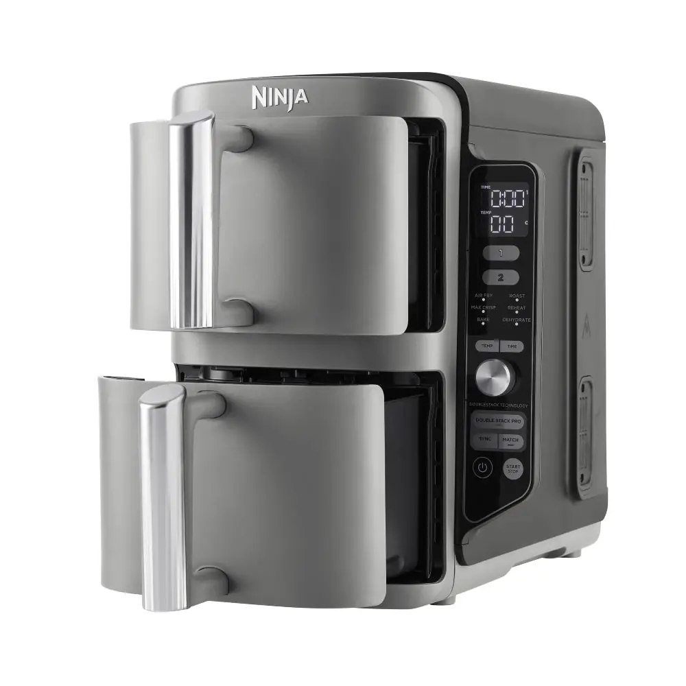 NINJA Airfryer SL400EU, Dupla korpa, 9.5L, 2470W, Sivi