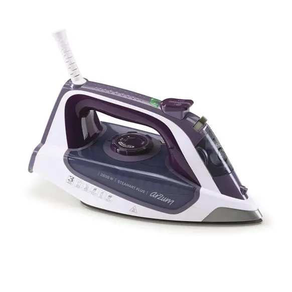 Arzum Pegla na paru Steamart Plus AR691-1800, 2600W, Keramička ploča, Ljubičasta