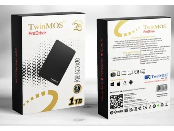 TwinMOS Eksterni hard disk 1TB USB 3.0 TM1000GPD