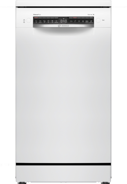 Series 4, free-standing dishwasher, 45 cm, White, SPS4HMW13E