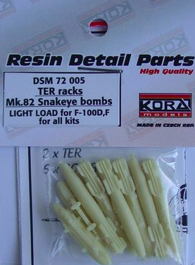 Kora Models DSM72005 Mk.82 Snakeye with racks - light load for F 100D Super Sabre