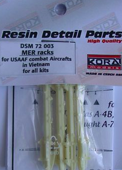 Kora Models DSM72003 MER racks - 4 pcs for USAAF aircraft in Vietnam