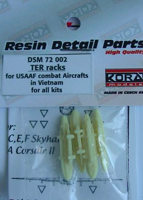 Kora Models DSM72002 TER racks - 4 pcs for USAAF aircraft in Vietnam