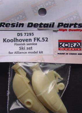Kora Models DS7293 Koolhoven FK.52 - Finnish- Ski set