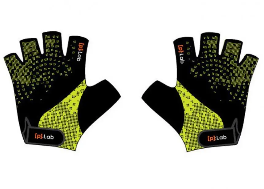 RUKAVICE P:LAB black-fluo green L M S