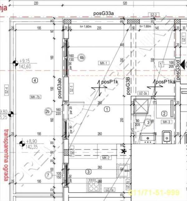 Šejkina, Jednosoban stan na prodaju, 39m2, 99.800€