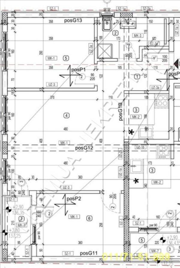 Šejkina, Dvoiposoban stan na prodaju, 52m2, 130.700€