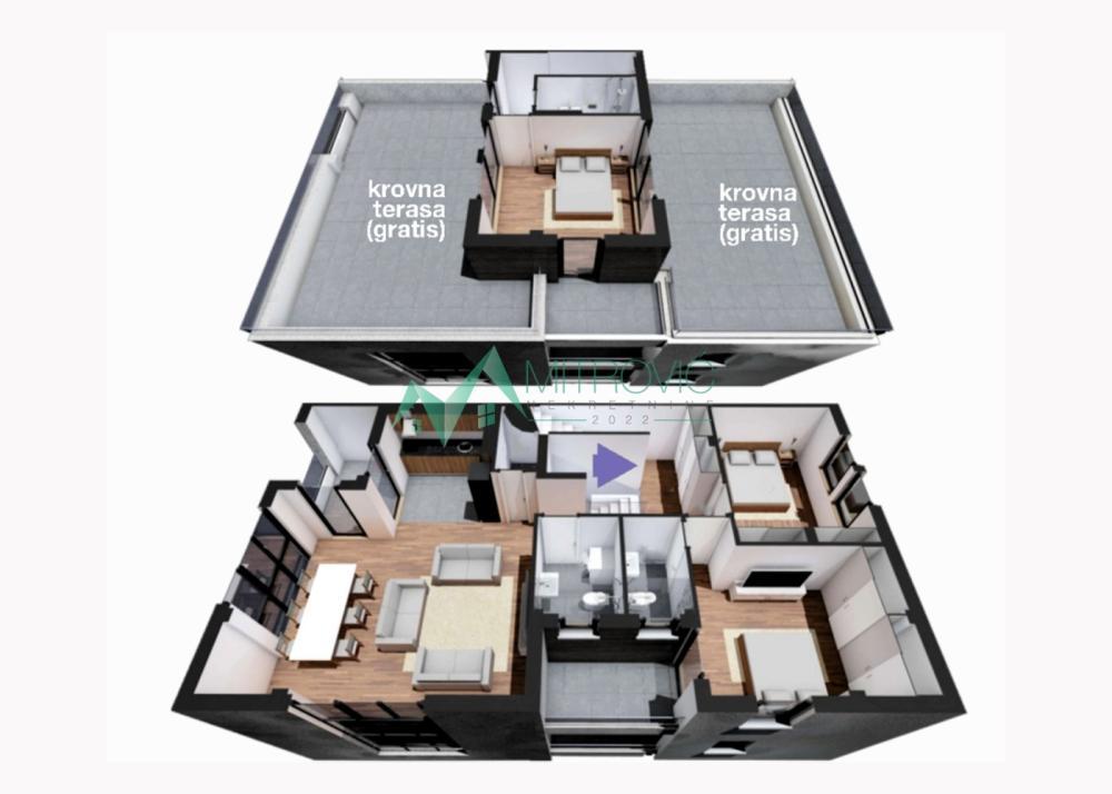 Četvorosoban stan na prodaju, 115m2, 325.737€