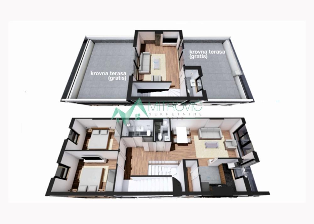 Četvorosoban stan na prodaju, 90m2, 257.706€
