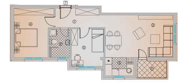 Dvoiposoban stan na prodaju, 64.7m2, 167.400€