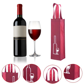 1+1 GRATIS Wine Bag - Platnena kesa za elegantno pakovanje pića