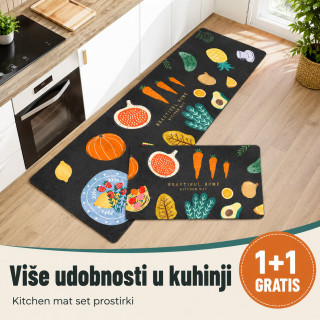 1+1 GRATIS Kombinovani set podnih prostirki za kuhinju - Kitchen mat