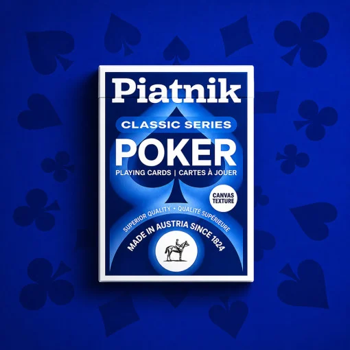 Piatnik Karte Klasik Poker Plave