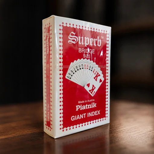 Piatnik Karte Superb Giant Index Crvene