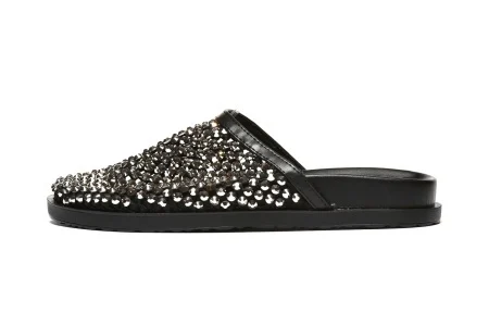 LP212646BLK - Ženske ravne papuče