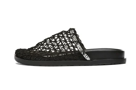 LP212645BLK - Ženske ravne papuče