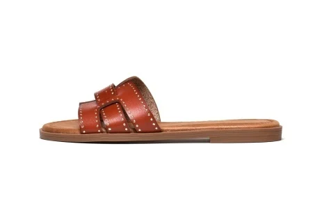 LP212636CAM - Ženske ravne papuče