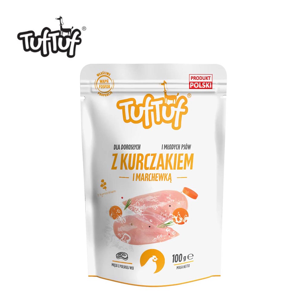 TufTuf sos za pse, Piletina i Šargarepa - 500g