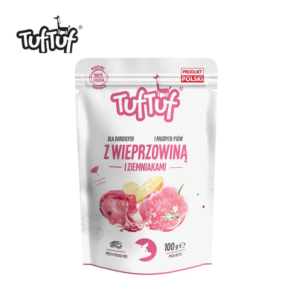 TufTuf sos za Pse, Svinjetina i Krompir - 500g
