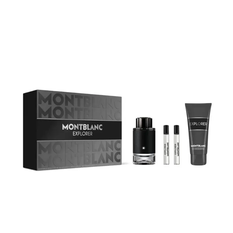 Montblanc Muški parfemski set Explorer EDP 100ml+Gel za tuširanje, 100ml+ Mini parfem EDP, 7.5ml, 2komada