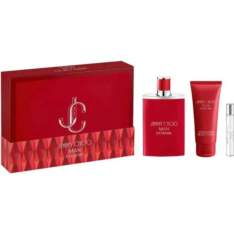 Jimmy Choo Muški parfemski set Man Extreme EDP, 100ml+Losion za telo, 100ml+Mini parfem, 7.5ml