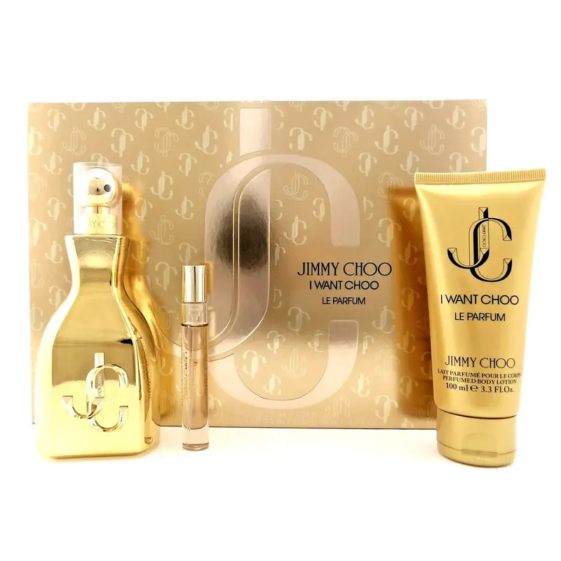 Jimmy Choo Ženski parfemski set I Want Choo Le Parfum EDP, 100ml+Losion za telo, 100ml+Mini parfem, 7.5ml