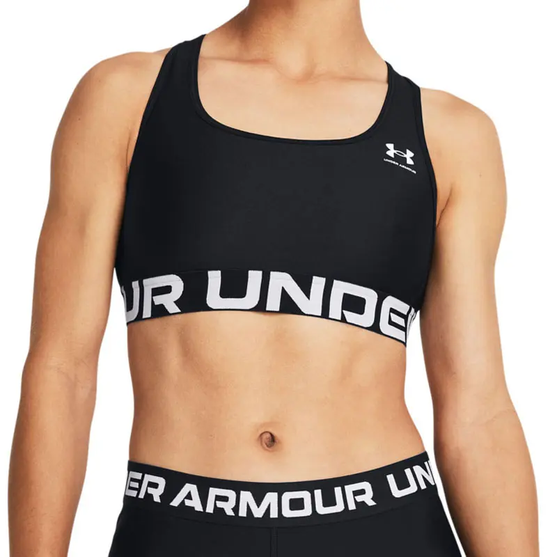Under Armour Sportski top za žene Authentics mid, Crno-beli