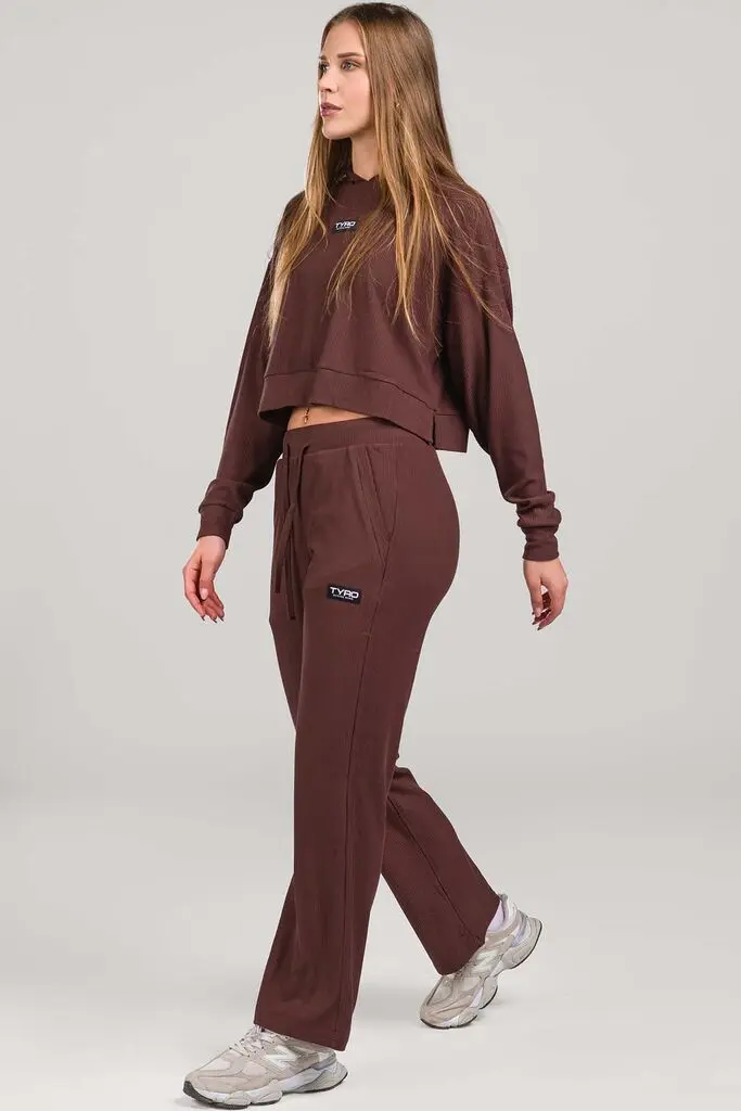 Tyro Ženska komplet trenerka Chic set, Braon
