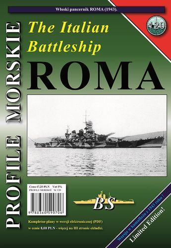 Profile Morskie 120 Włoski pancernik ROMA (1943)