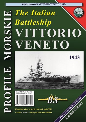 Profile Morskie 122 Włoski pancernik VITTORIO VENETO (1943)