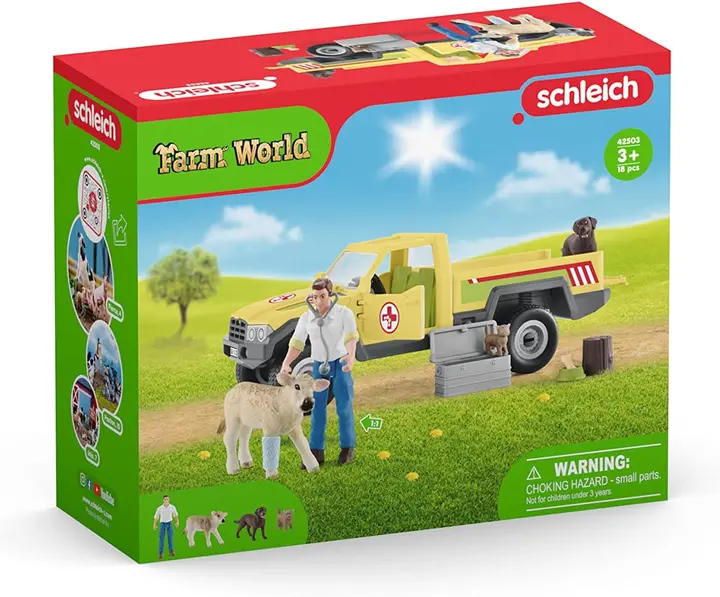 SCHLEICH Set Veterinarska poseta farmi